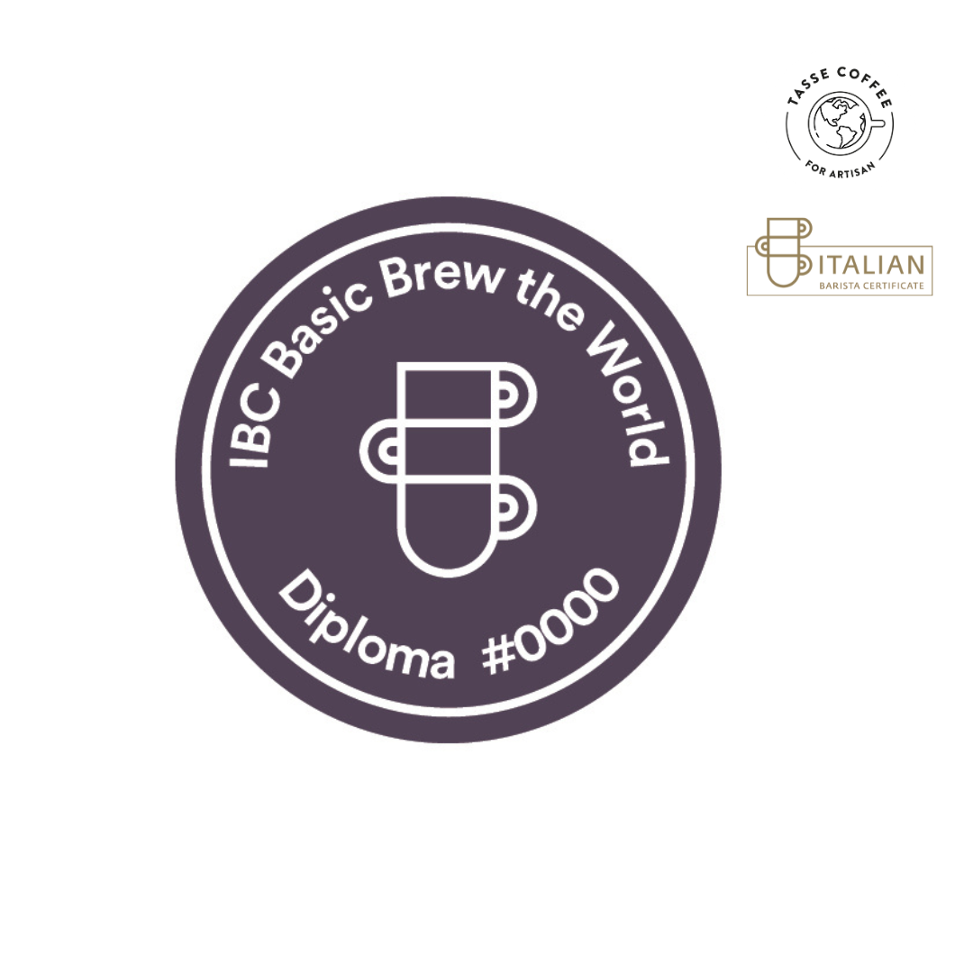 Italian Barista Certificate - Basic Brew the World – Tasse Coffee 杯子咖啡教育中心